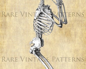 Praying skeleton | Etsy