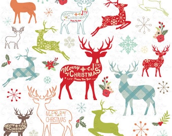 Antler clip art | Etsy