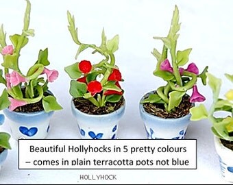 Hollyhock plants | Etsy