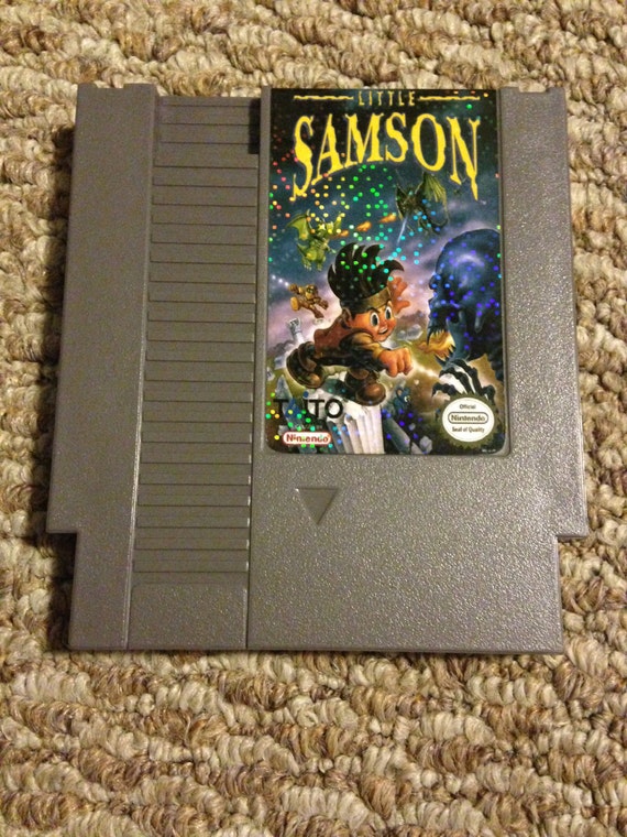 Little Samson Nintendo NES Game REPRODUCTION Cartridge. 8 bit