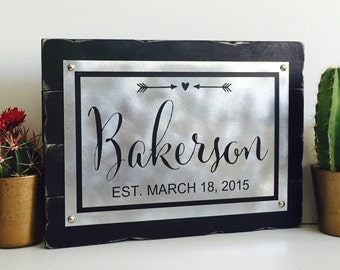 Wedding date sign | Etsy