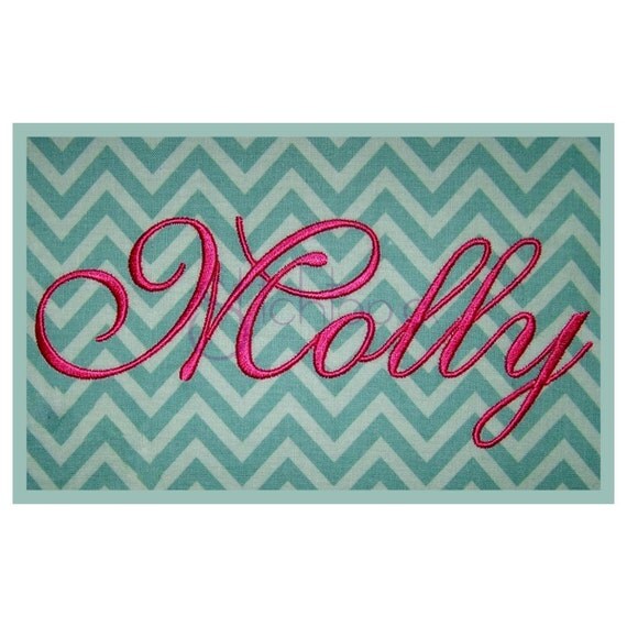 Molly Monogram Set 1 1.5 2 2.5 3 Digital