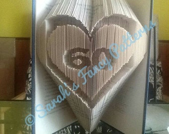 Fancy clock Cut and fold book folding pattern