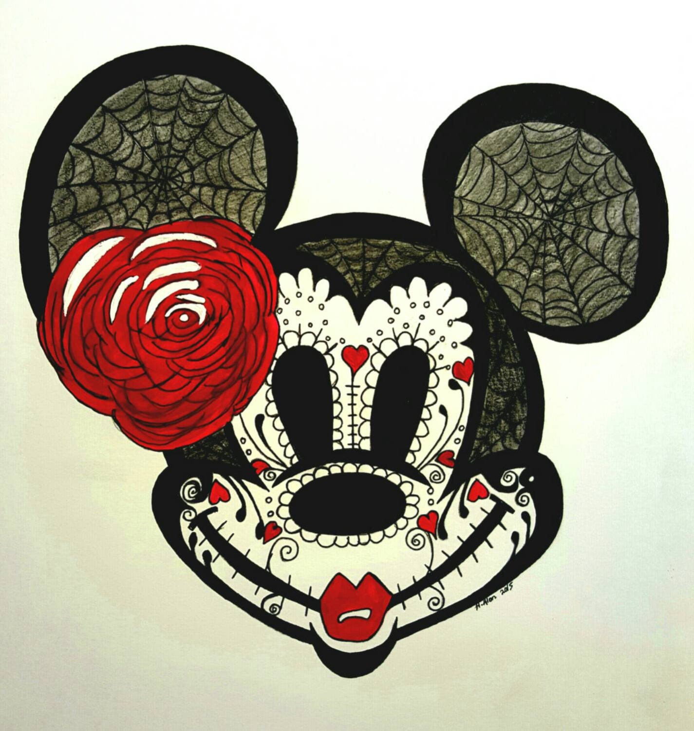 Day of the Dead Minnie Mouse