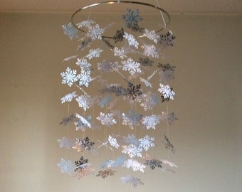Snowflake mobile | Etsy