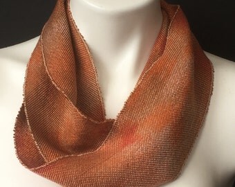 Burnt orange scarf | Etsy