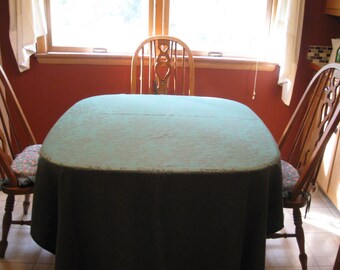 Brocade tablecloth | Etsy