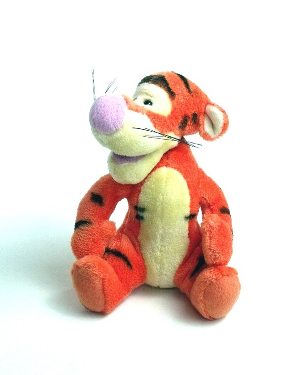 Vintage Disney Tigger Music Box Stuffed Animals Plush by OkieWomen