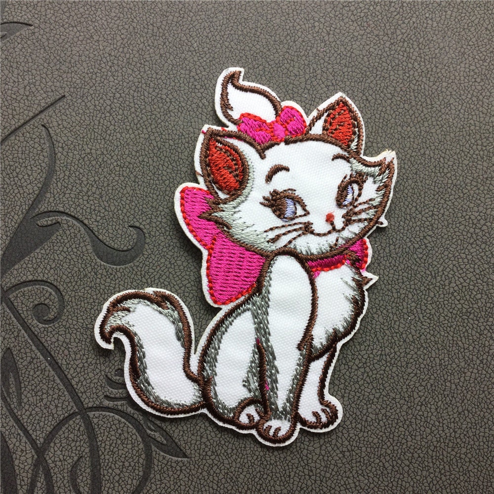 Marie Cat patch Cartoon patches iron on patches Sew on patches Cartoon ...