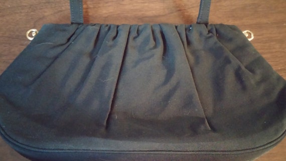 Vintage Garay black snap-shut handbag Vintage black purse