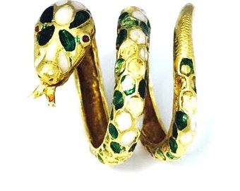 Unique enamel snake ring related items | Etsy