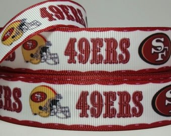 Unique 49ers ribbon related items | Etsy