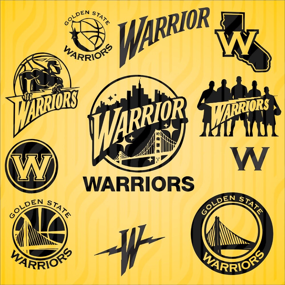 12 Golden State Warriors vector art png-dxf svg in 1 by Dxfstore