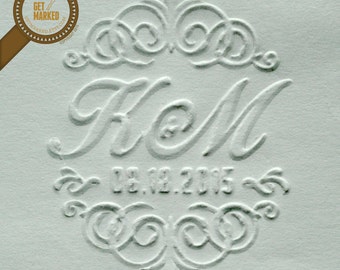 Embossing stamp | Etsy