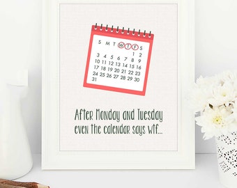 Quote calendar | Etsy