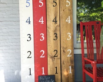 Blanket Ladders height charts and more by ClintonRustics on Etsy