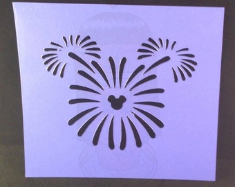 Fireworks stencil | Etsy