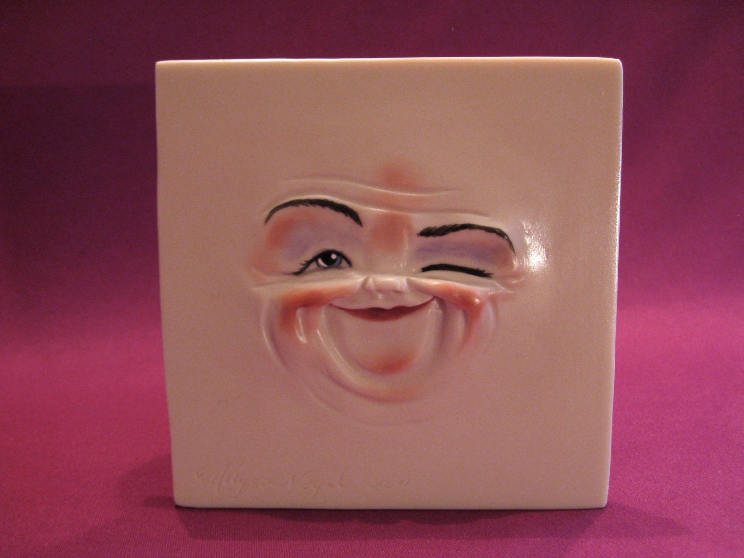 Porcelain Art Tile Ceramic Tile Sculpture by AllysonNagelOriginal