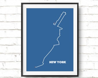 NYC Marathon Print