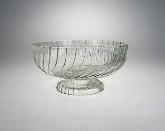 Clear glass bowl | Etsy