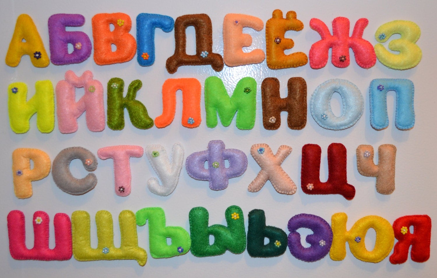 Magnetic Russian alphabet Russian soft magnetic АВС