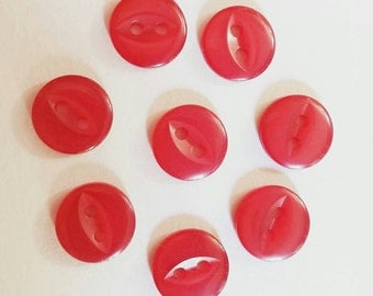Items similar to 250 Small Red Buttons on Etsy