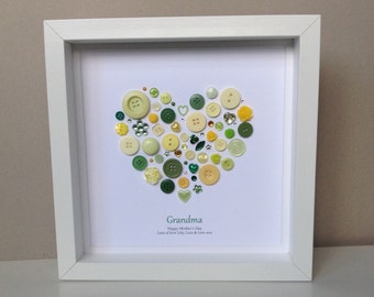 Initial Button Art Button Letter Page Boy by ButtonArtbySophie