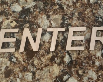 Laser cut letters | Etsy