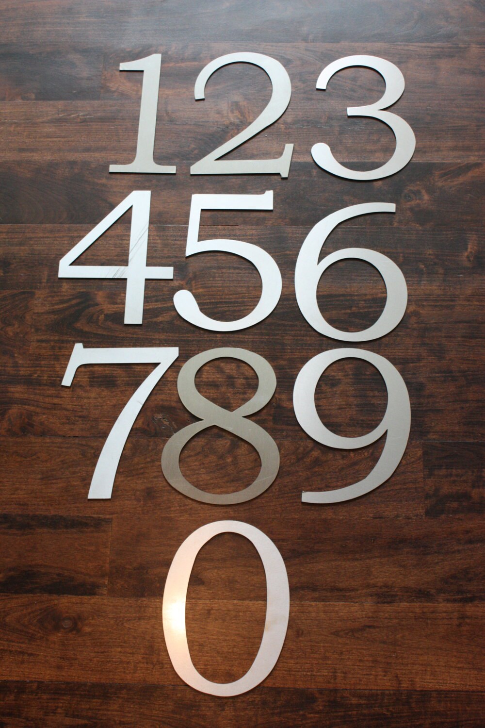 Classic 8 Numbers Laser Cut Metal Numbers