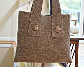 Items similar to Crocheted Felted Tote Bag Pattern PDF on Etsy