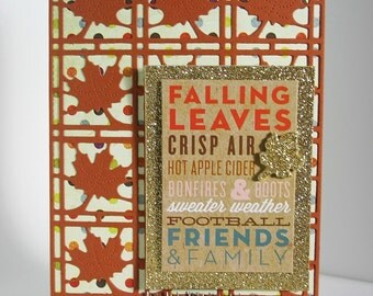 Fall greeting card | Etsy