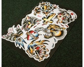 Popular items for tattoo flash on Etsy