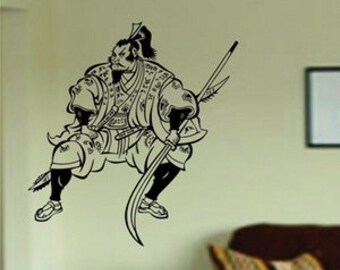 Samurai decal | Etsy