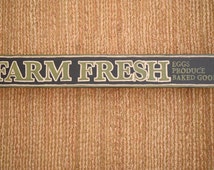 Unique farm fresh sign related items | Etsy
