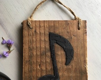Mosaic music note | Etsy