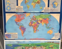 Pull Down Map Cram World And City Metropolis