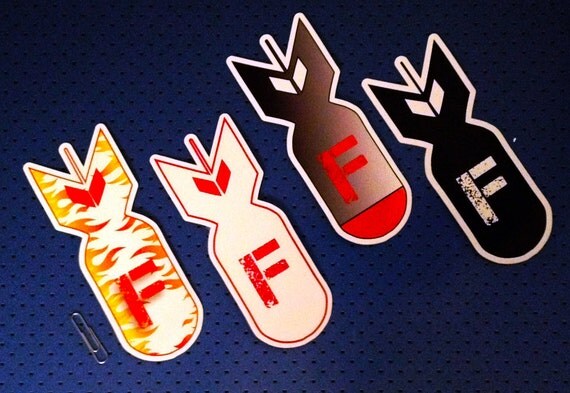 F-Bomb Bumper Sticker Set