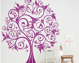 Unique custom tree decal related items | Etsy