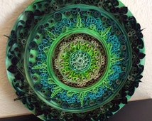 Unique quilled mandala related items | Etsy