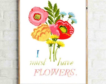 I must have flowers | Etsy