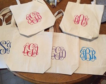 Items similar to Damask Monogrammed Canvas on Etsy