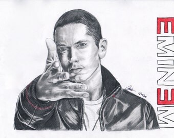 Items similar to Print Eminem lyric drawing on Etsy