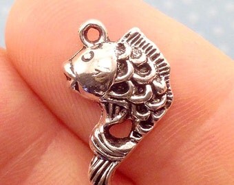 Koi fish pendant | Etsy