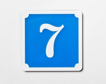 Unique classic house number related items | Etsy