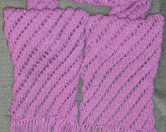PATTERN of the Diagonal weave including the V-turn netting
