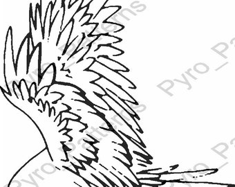 Eagle wood burning | Etsy