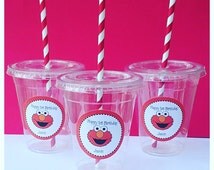 Popular items for elmo party cups on Etsy