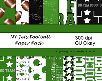 Minnesota Vikings Digital Paper Football by DigitalPapersArt