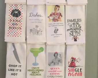 Funny tea towels | Etsy