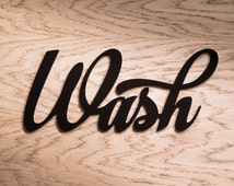 Unique bathroom word art related items | Etsy